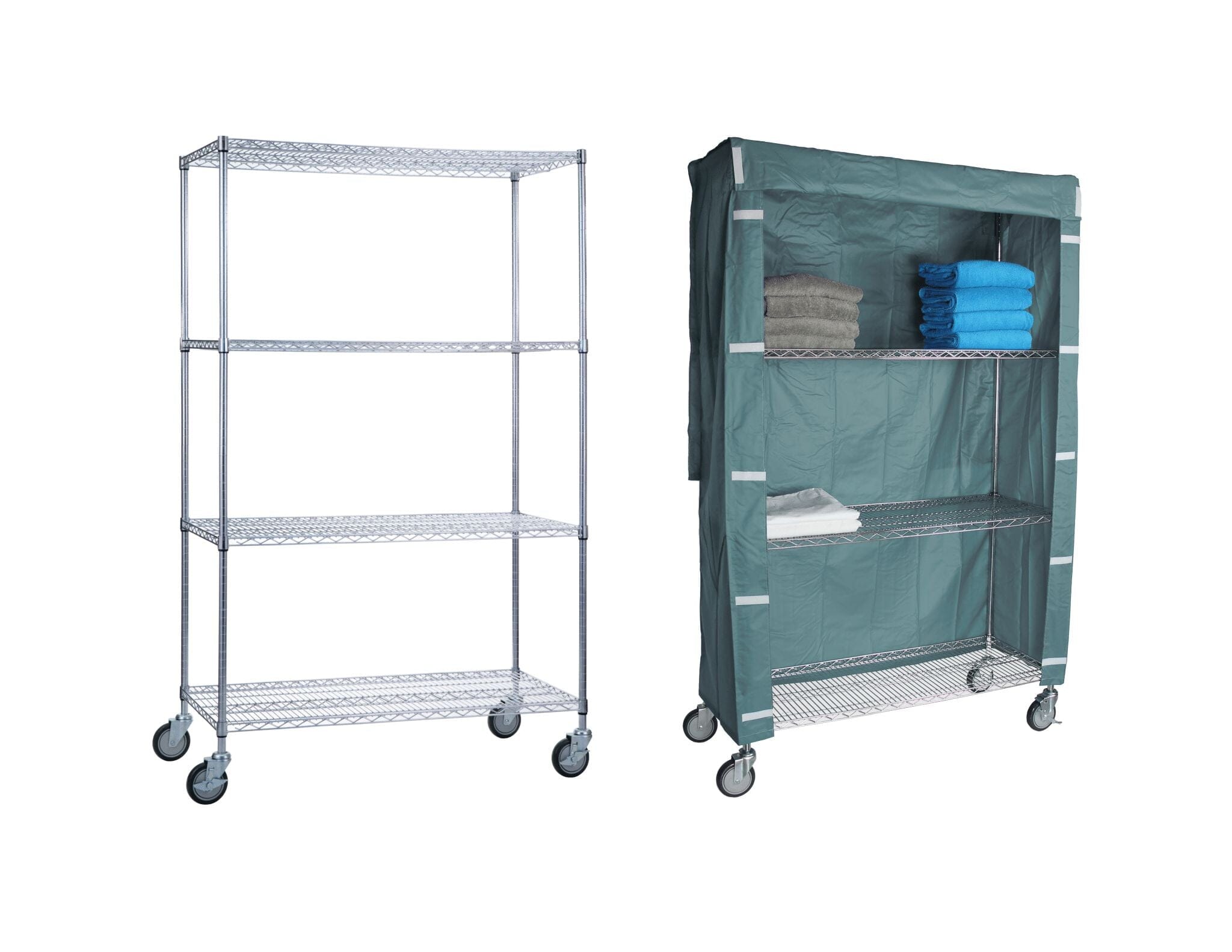Rolling Wire Shelves | Satisfaction Guarantee | R&B Wire®