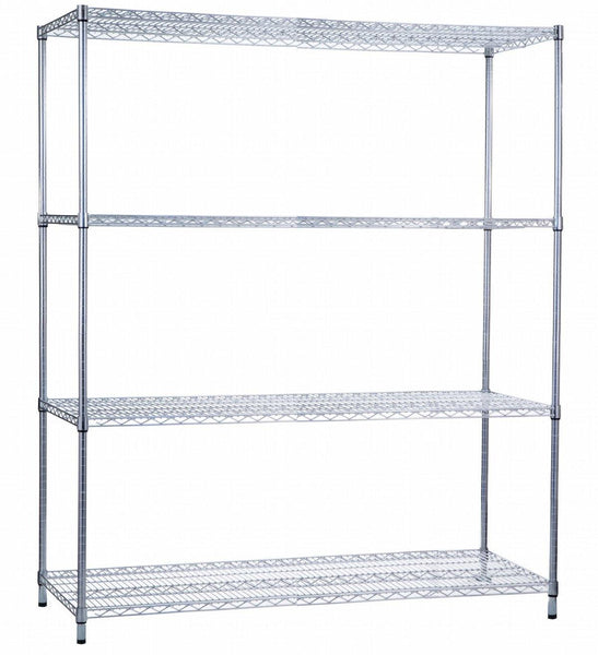 R&B Wire® | Wire Shelving Unit | 18 X 60 X 72 Wire Shelves | W/O Casters